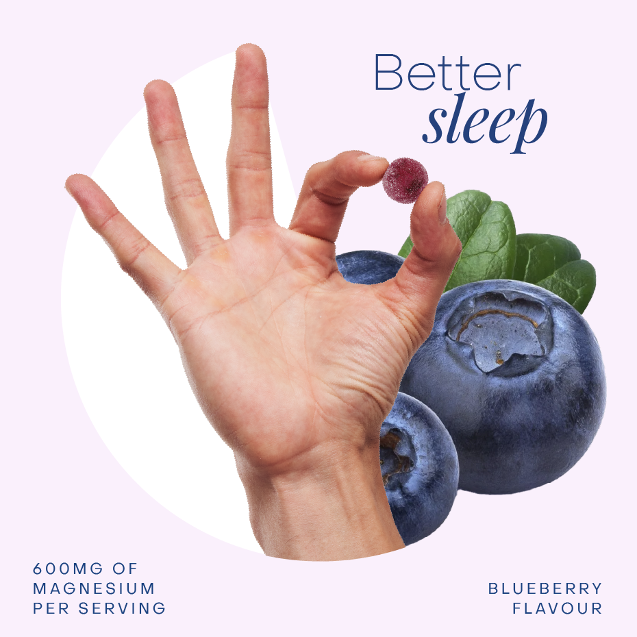 Snooze Sleep Gummies | Chewable Supplement | 600mg Magnesium Glycinate ...